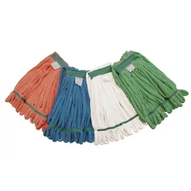 RELINTLESS™ Wet Mop Head Large (LG) Green Microfiber Launderable 5IN ...