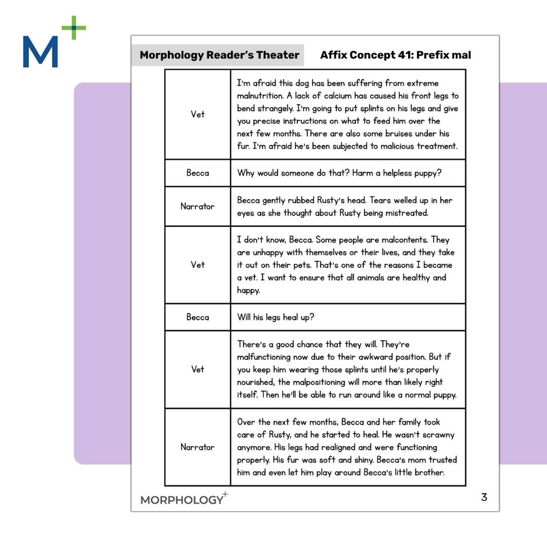 IMSE | Morphology+ Readers Theater