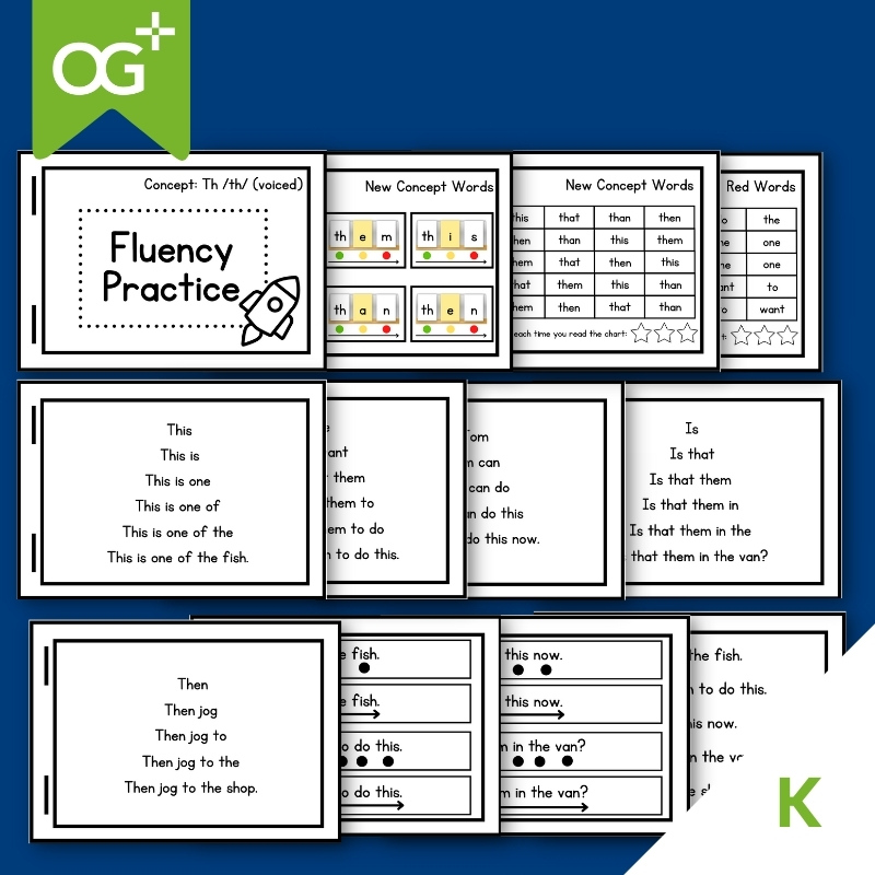 IMSE | OG+ Decodable Fluency Printable Set - First Grade