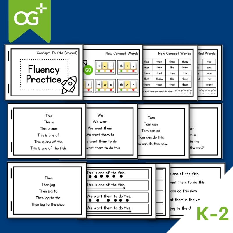 IMSE | OG+ Decodable Fluency Printable Set - First Grade