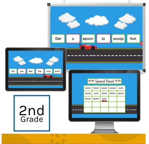 IMSE | 2nd Grade Orton Gillingham Fluency Slide Set