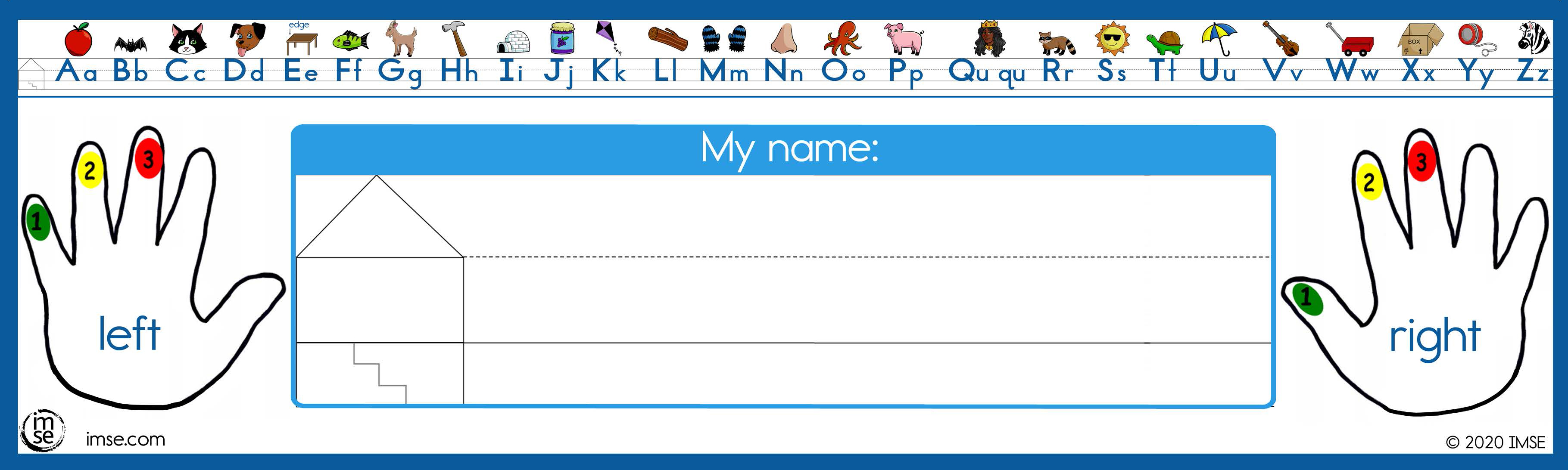 IMSE | Alphabet Desktop Strips