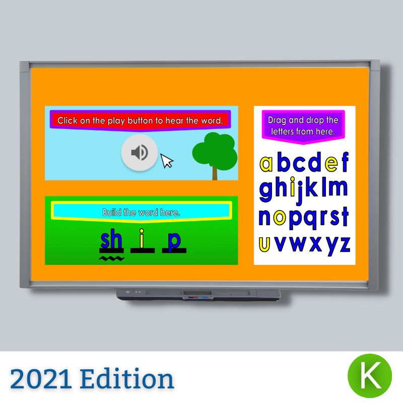 IMSE | Drag & Drop Kindergarten Dictation Slides