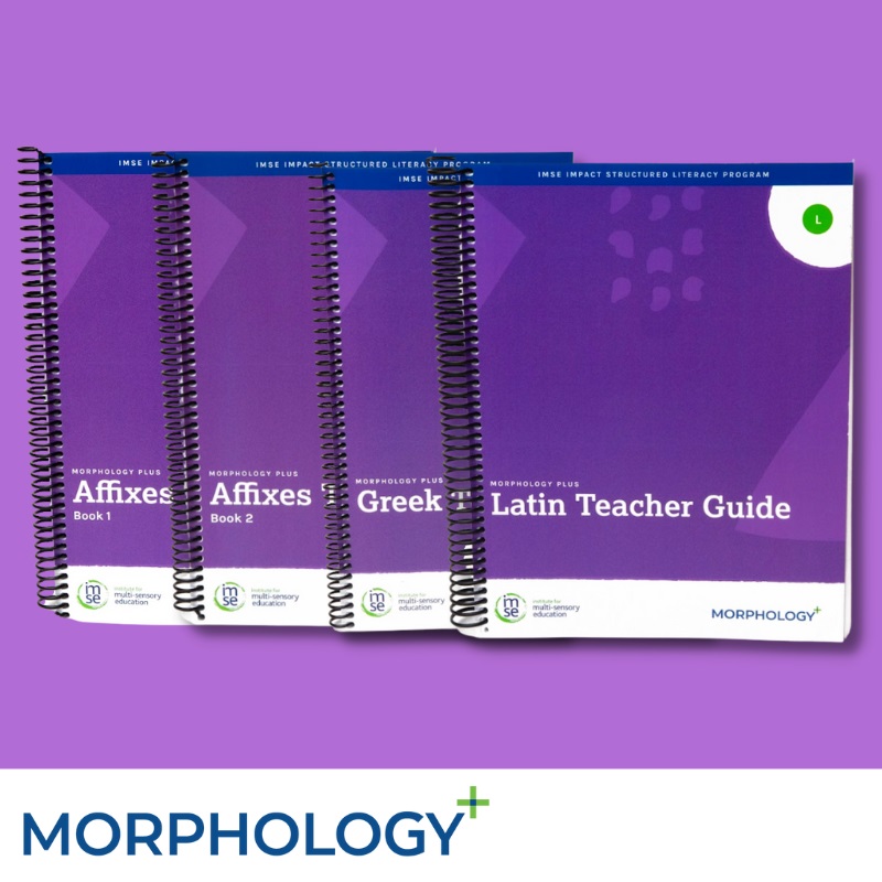 Morphology Plus Teacher Guides - Affixes, Greek, Latin 2023