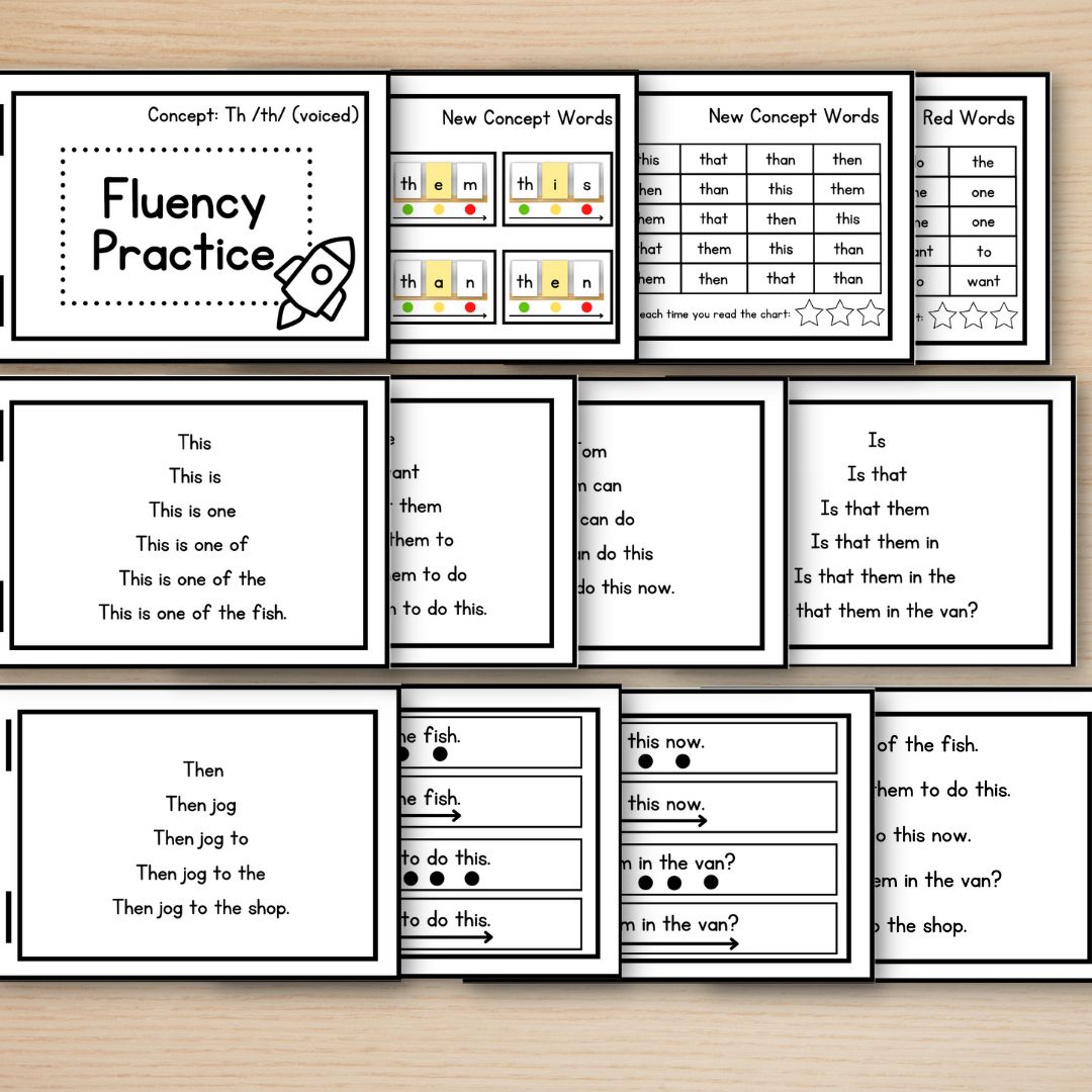 IMSE | OG+ Decodable Fluency Printable Set - Kindergarten