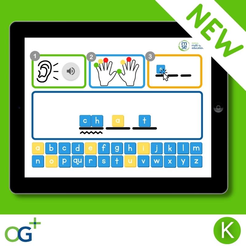 IMSE | OG+ Drag & Drop Dictation Slide Set - Kindergarten