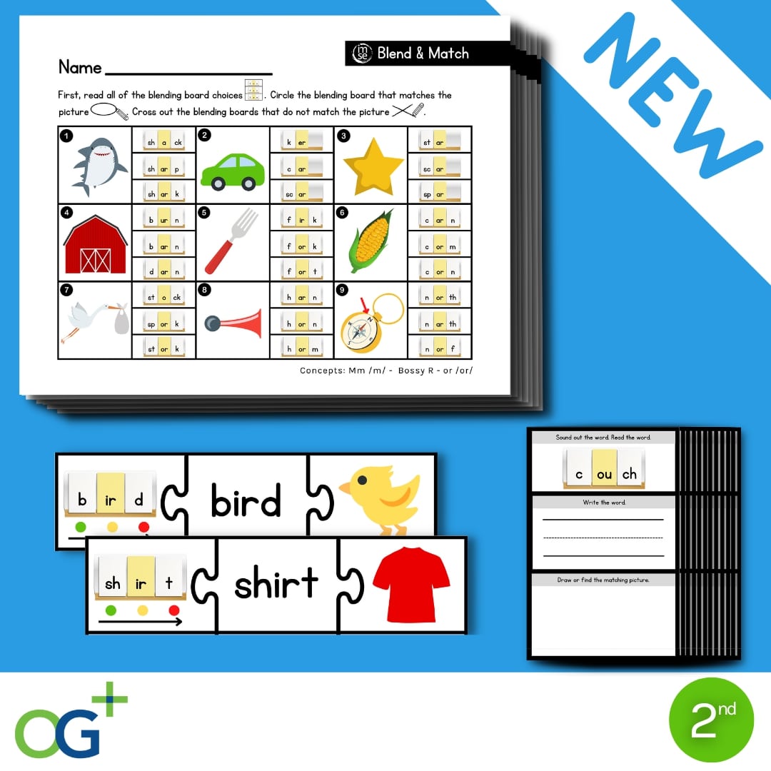 Og Encoding And Decoding Printable Activity Set Second Grade