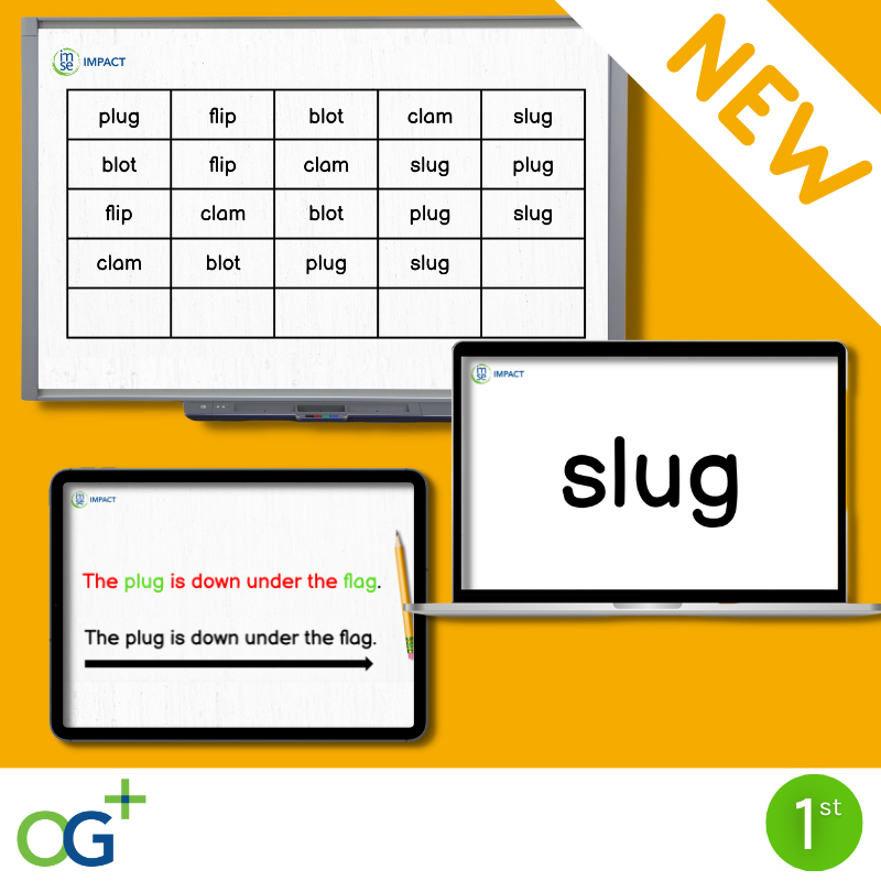 IMSE | OG+ Decodable Fluency Slide Set - First Grade