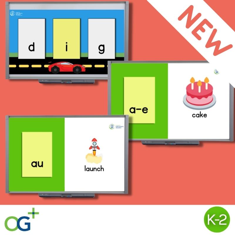 IMSE | OG+ Drag & Drop Dictation Slide Set - First Grade