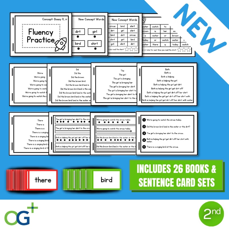 IMSE | OG+ Decodable Fluency Printable Set - Second Grade