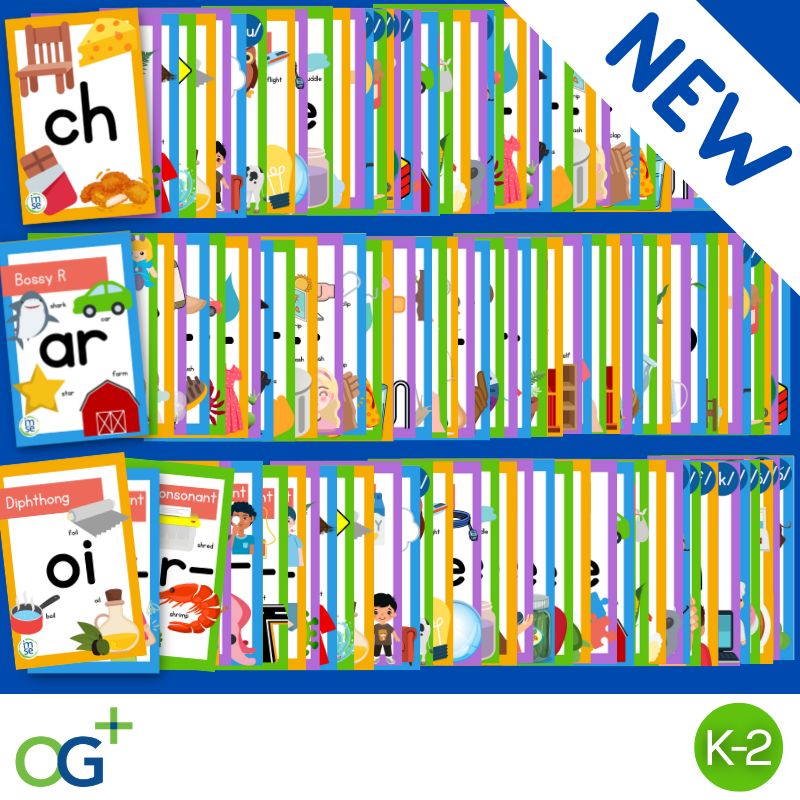 IMSE | OG+ Printable Grapheme Picture Card Set - K-2