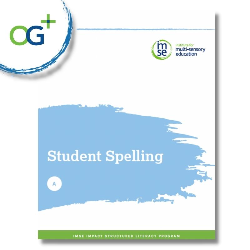 OG+ Student Spelling Book A