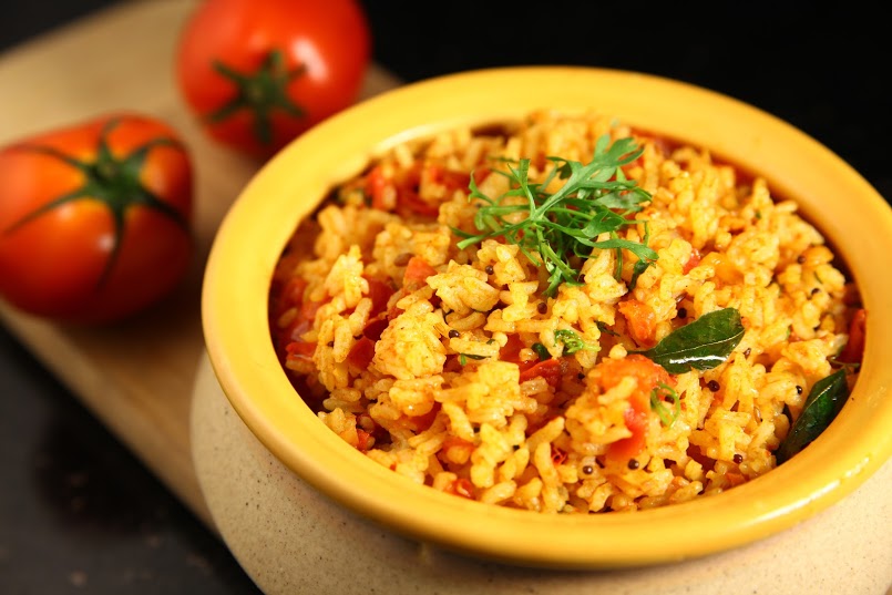 No-Fuss Tomato Rice : IFN