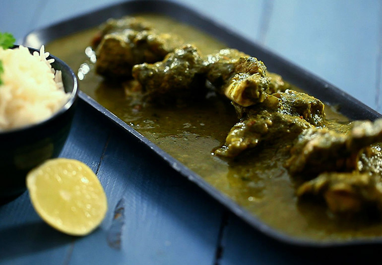 Mutton saagwala | lamb saagwala | Punjabi recipes : IFN