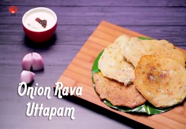 Instant Onion Uttapam Recipe : IFN