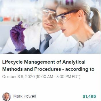 Industry Events - Lifecycle Management of Analytical Methods and ...