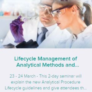 Industry Events - Lifecycle Management of Analytical Methods and ...