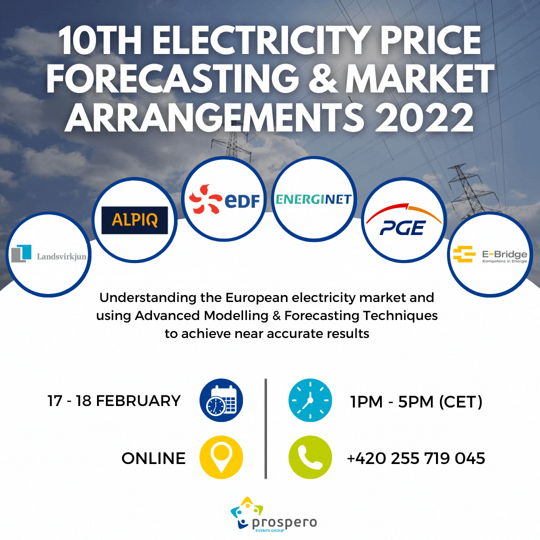 Industry Events - 10th Electricity Price Forecasting & Advanced ...