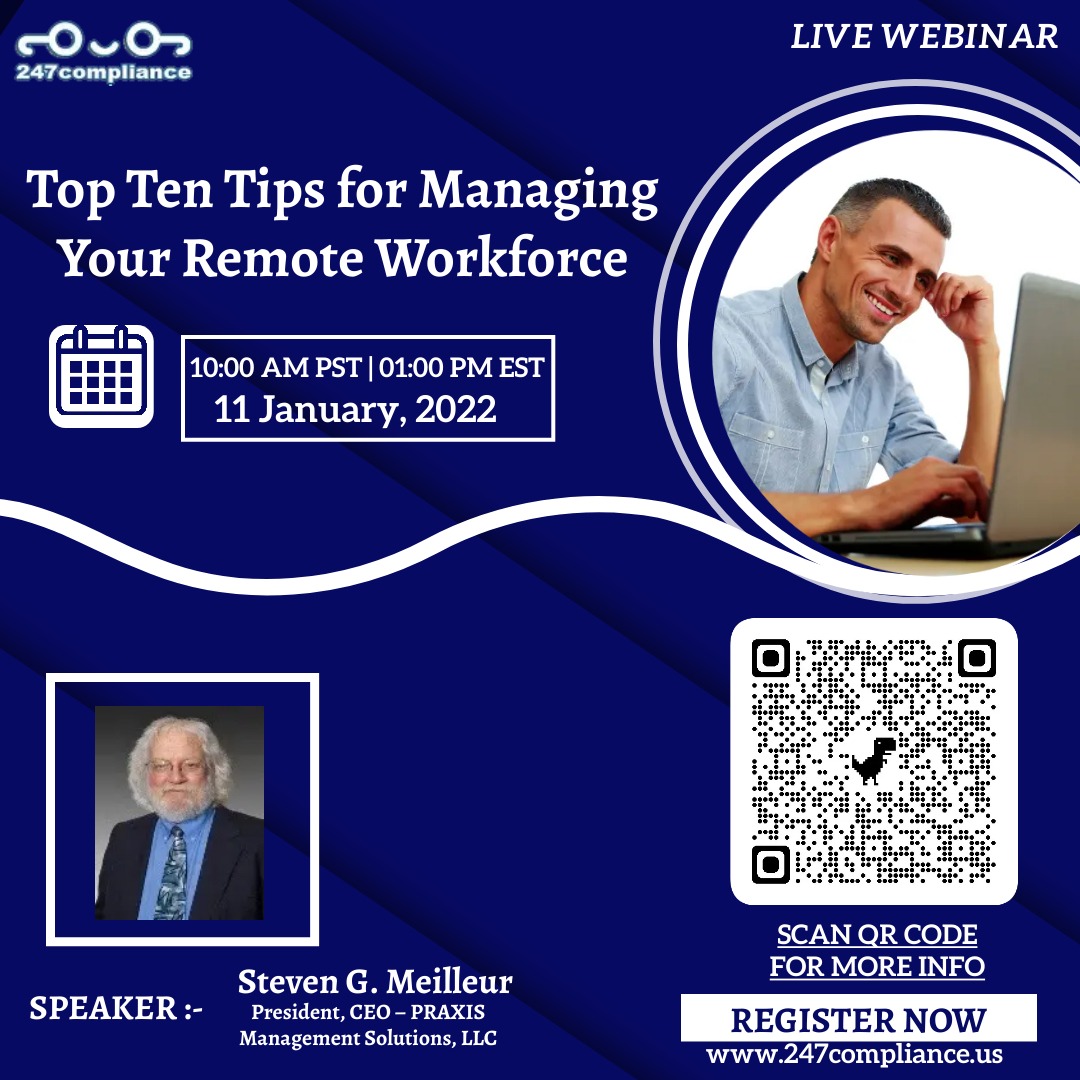 Industry Events - Top Ten Tips for Managing Your Remote Workforce