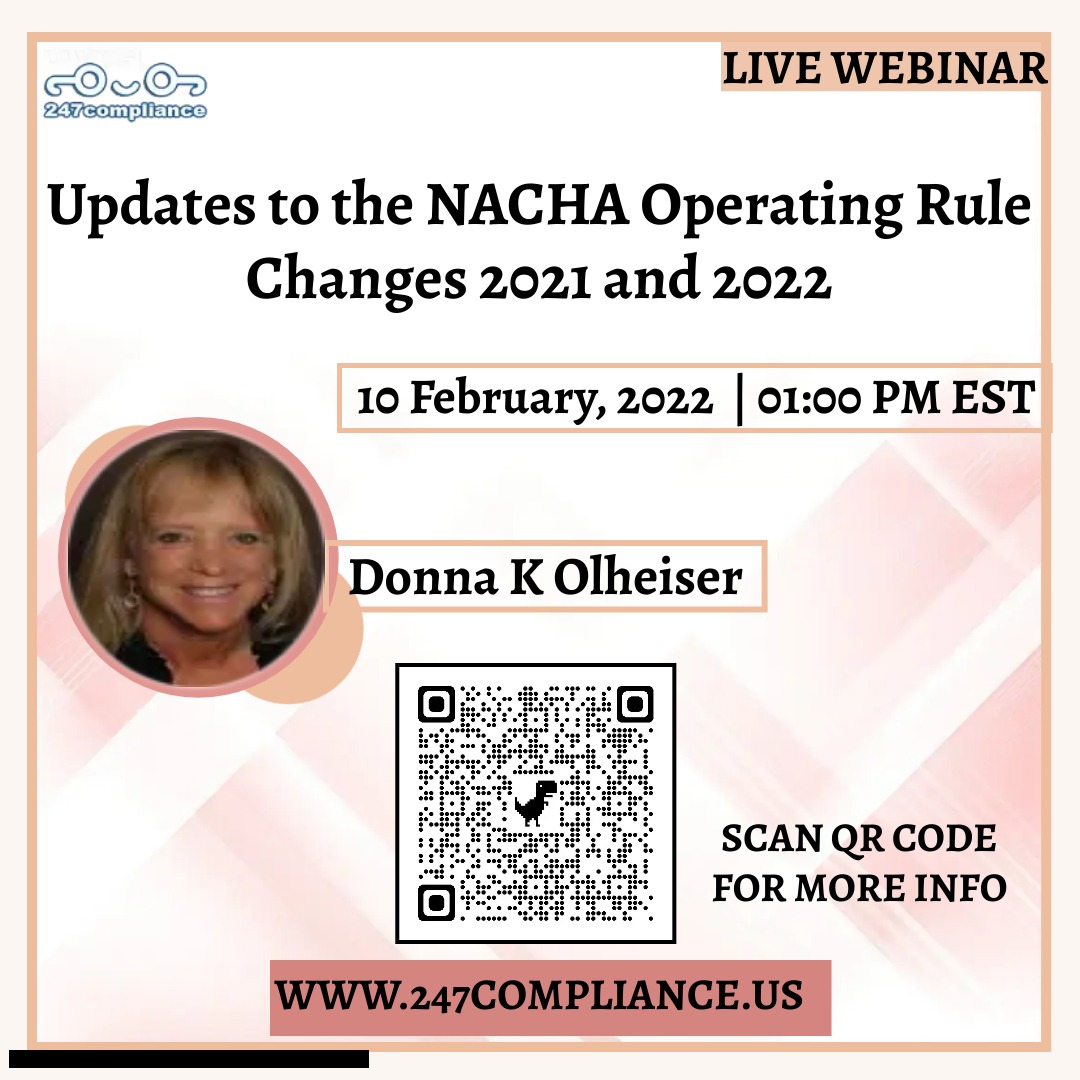 Industry Events - Updates to the NACHA Operating Rule Changes 2021 and 2022