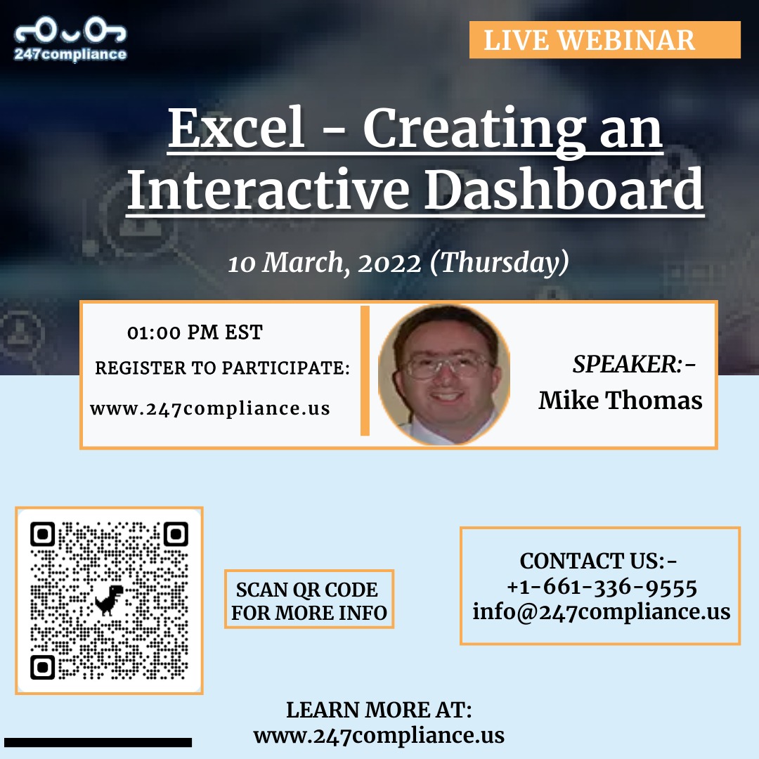 Industry Events - Excel - Creating an Interactive Dashboard