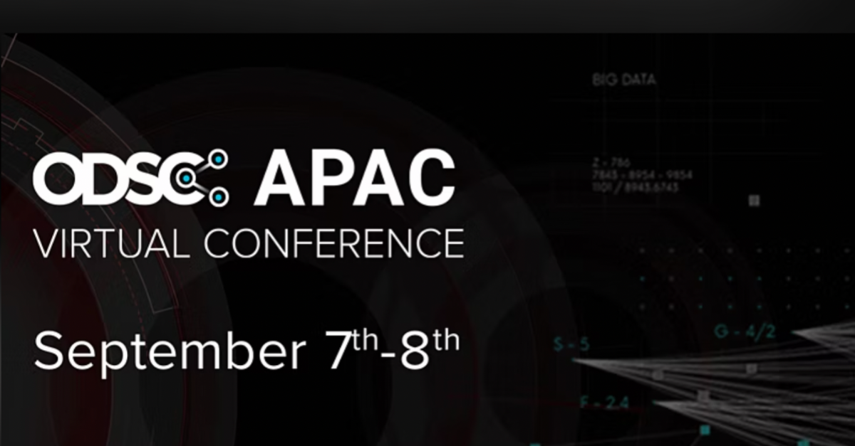 Industry Events - ODSC APAC Virtual Conference 2022