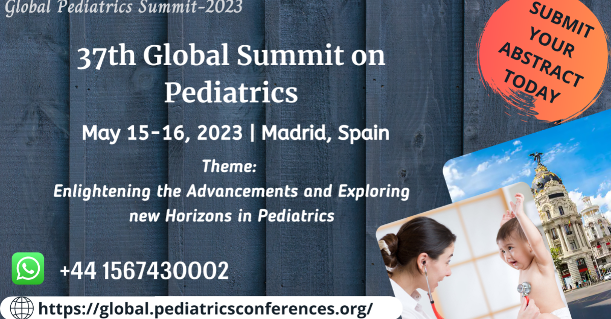 Industry Events - 37th Global Summit on Pediatrics