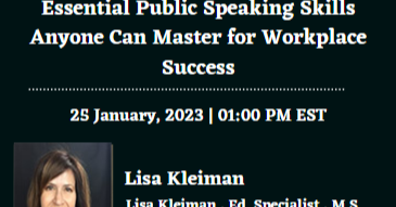 Industry Events - Essential Public Speaking Skills Anyone Can Master ...