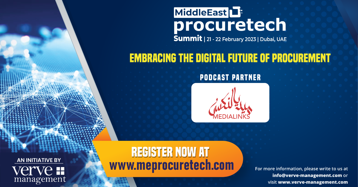 Industry Events - Middle East ProcureTech Summit 2023: Embracing the Digital Future of Procurement