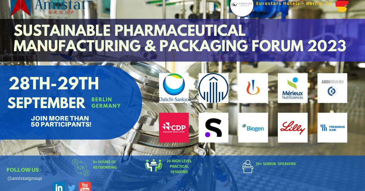 Industry Events - Sustainable Pharmaceutical Manufacturing and ...