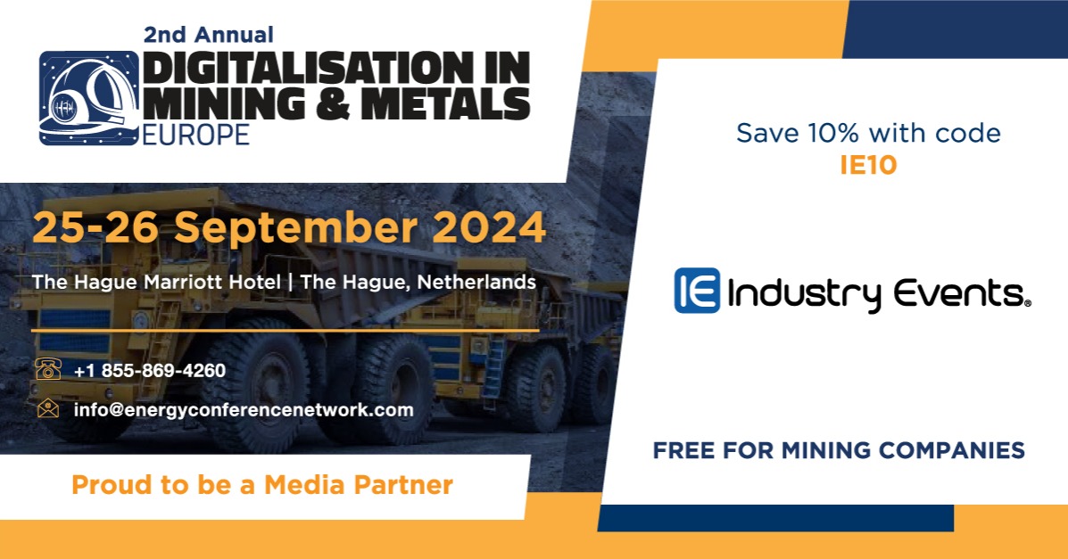 Industry Events - 2nd Annual Digitalisation in Mining & Metals Europe