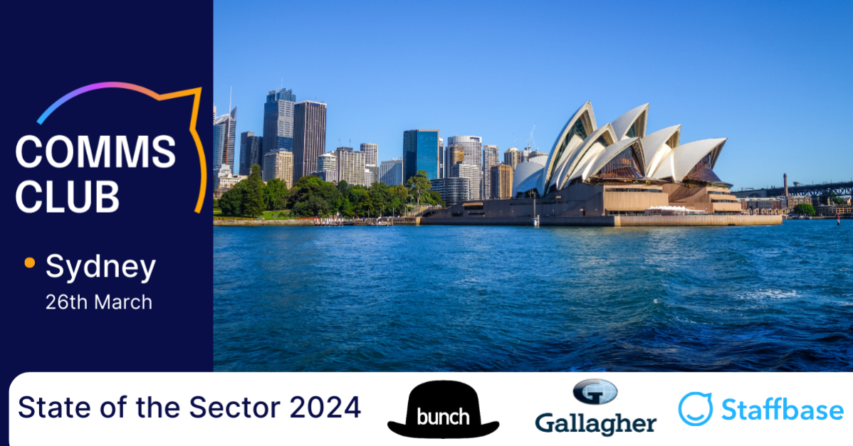 Industry Events - Comms Club Sydney - Elevate your Internal Comms