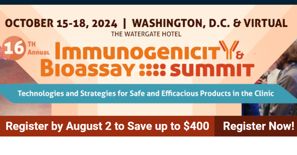 Industry Events - The Immunogenicity & Bioassay Summit 2024