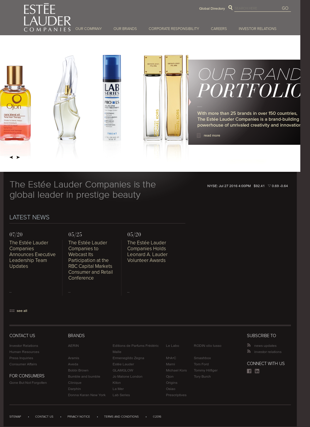 Estee Lauder Companies Competitors, Revenue and Employees - Owler ...