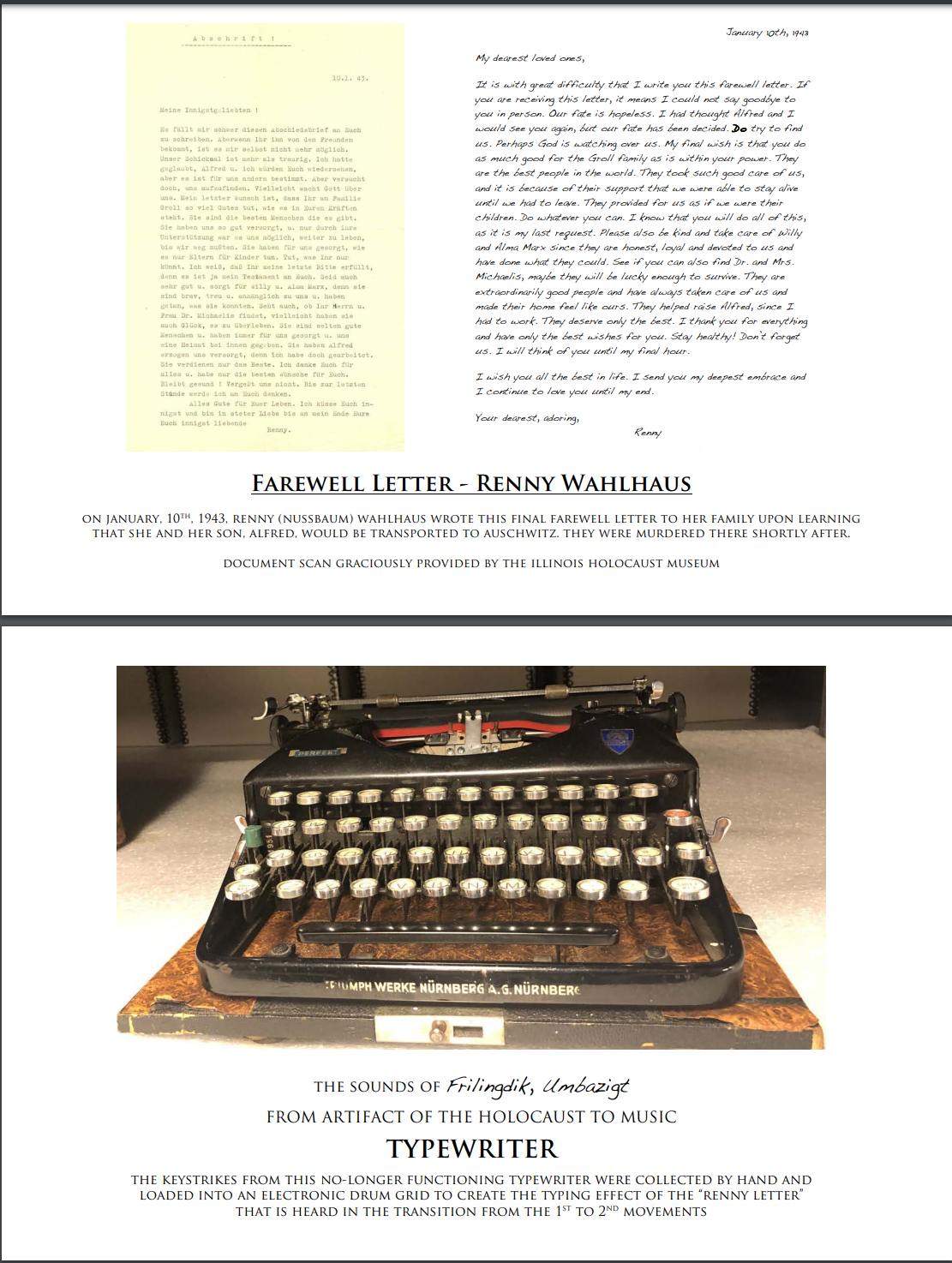 Memorializing the Holocaust in Electronic Music: An Interview with ...