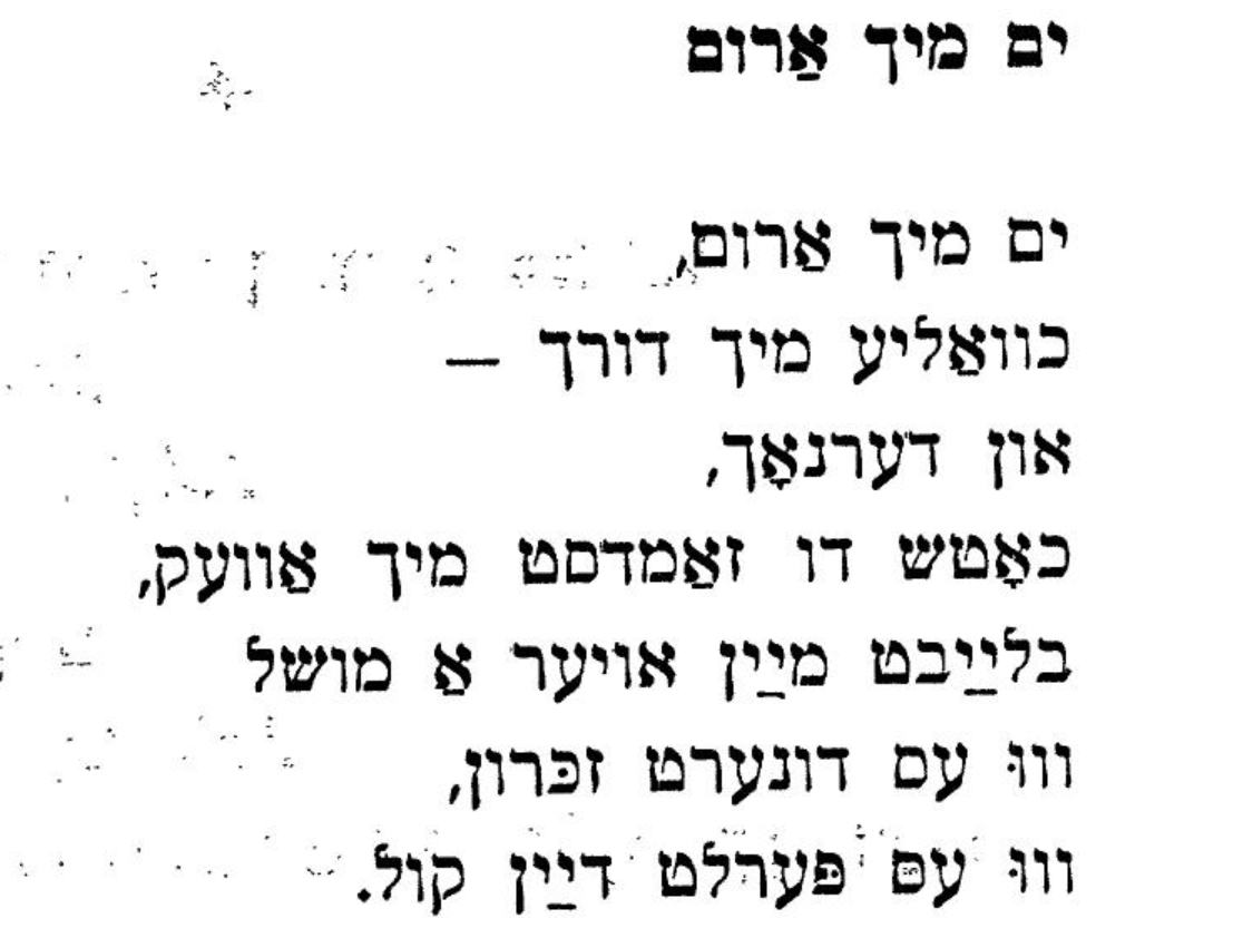 Briv Funem Arkhiv: Jessica Kirzner’s “The Beach” (1996) and Rokhl ...