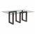 Serpent - Rectangular Glass Top Dining Table