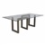 Serpent - Rectangular Glass Top Dining Table