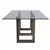 Serpent - Rectangular Glass Top Dining Table