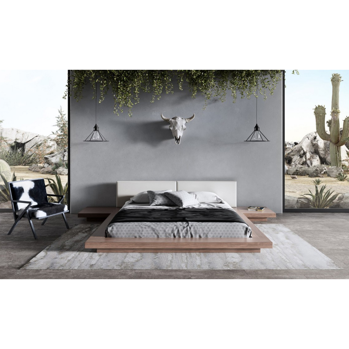 Modrest Opal - Platform Bed