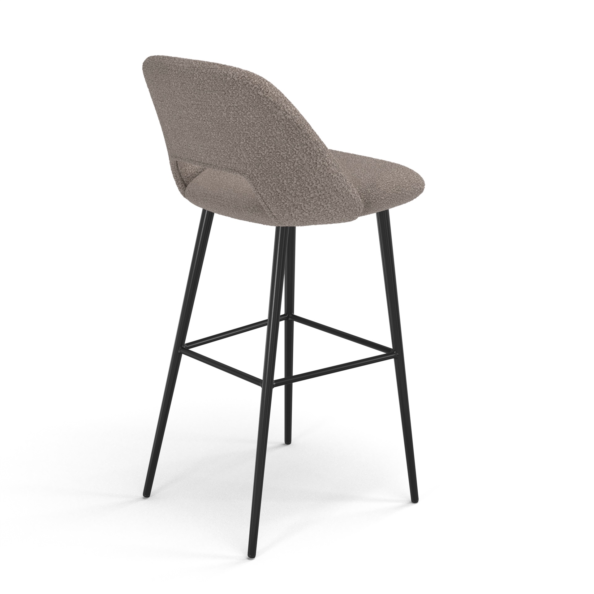 Oliver Boucle Bar Stool (Set of 2)