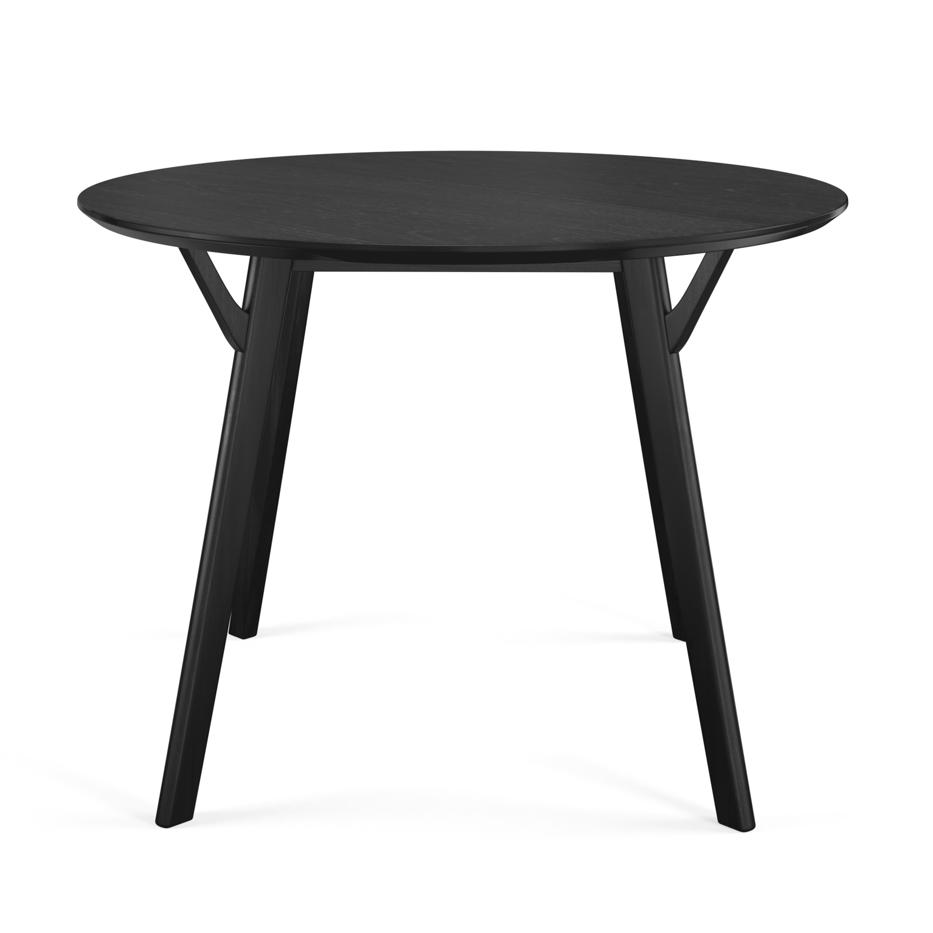 Scandi Round Dining Table (Black)