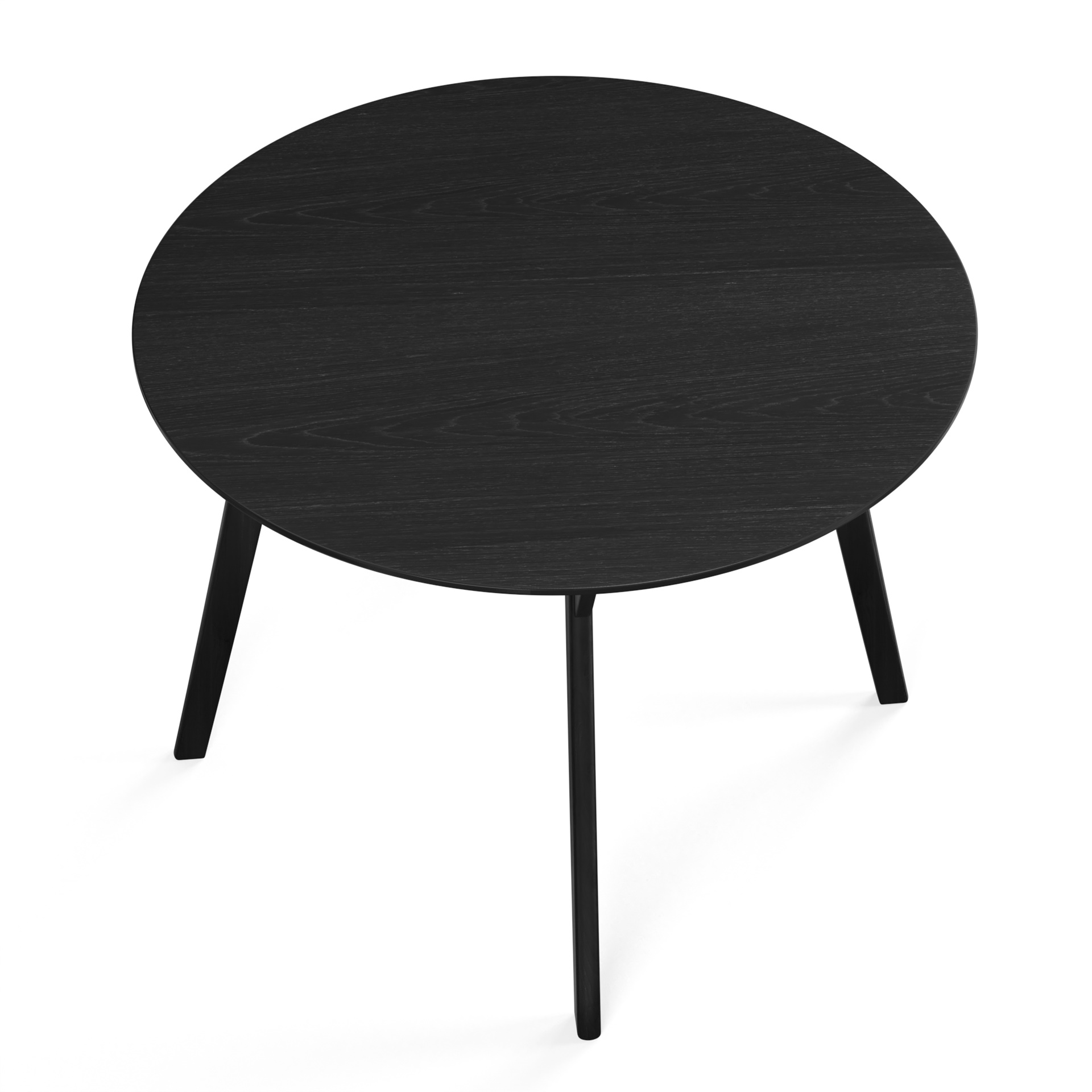 Scandi Round Dining Table (Black)