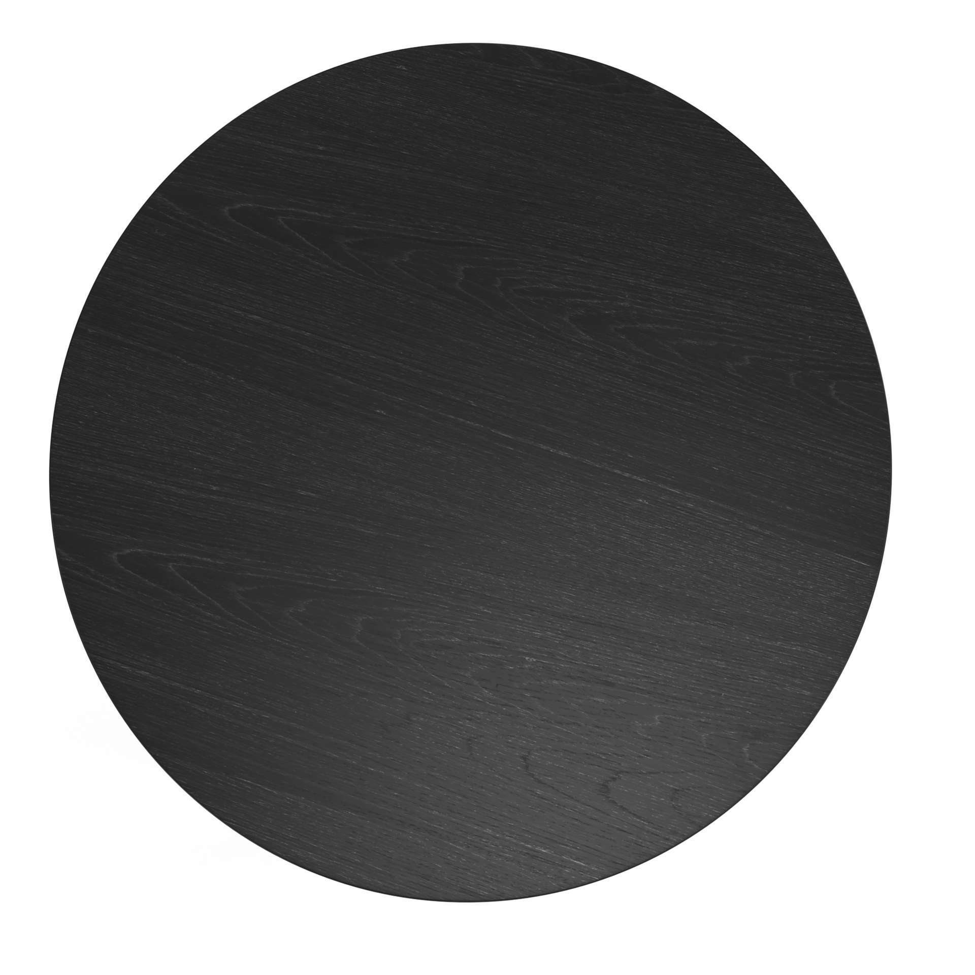 Scandi Round Dining Table (Black)