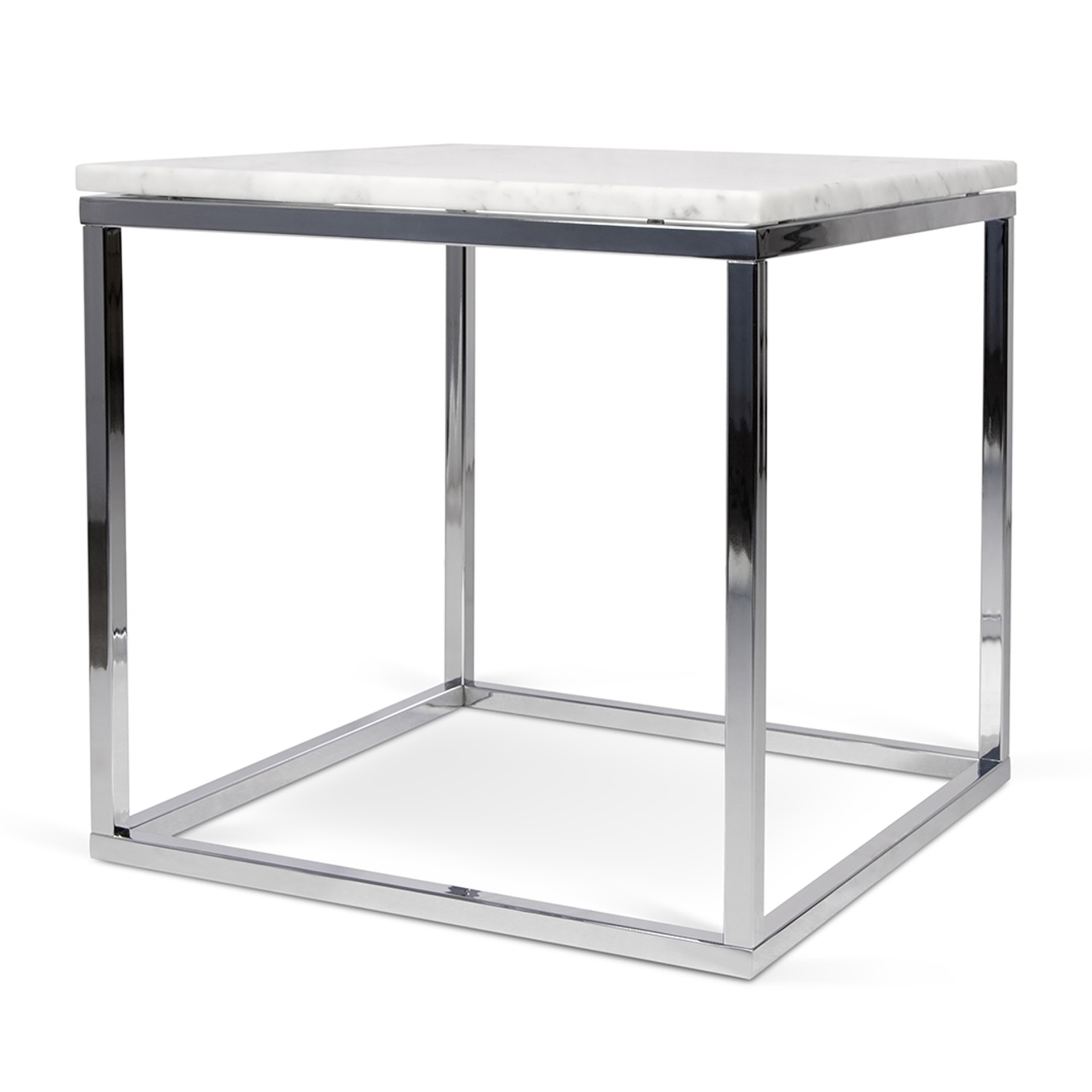 Prairie Square Marble End Table