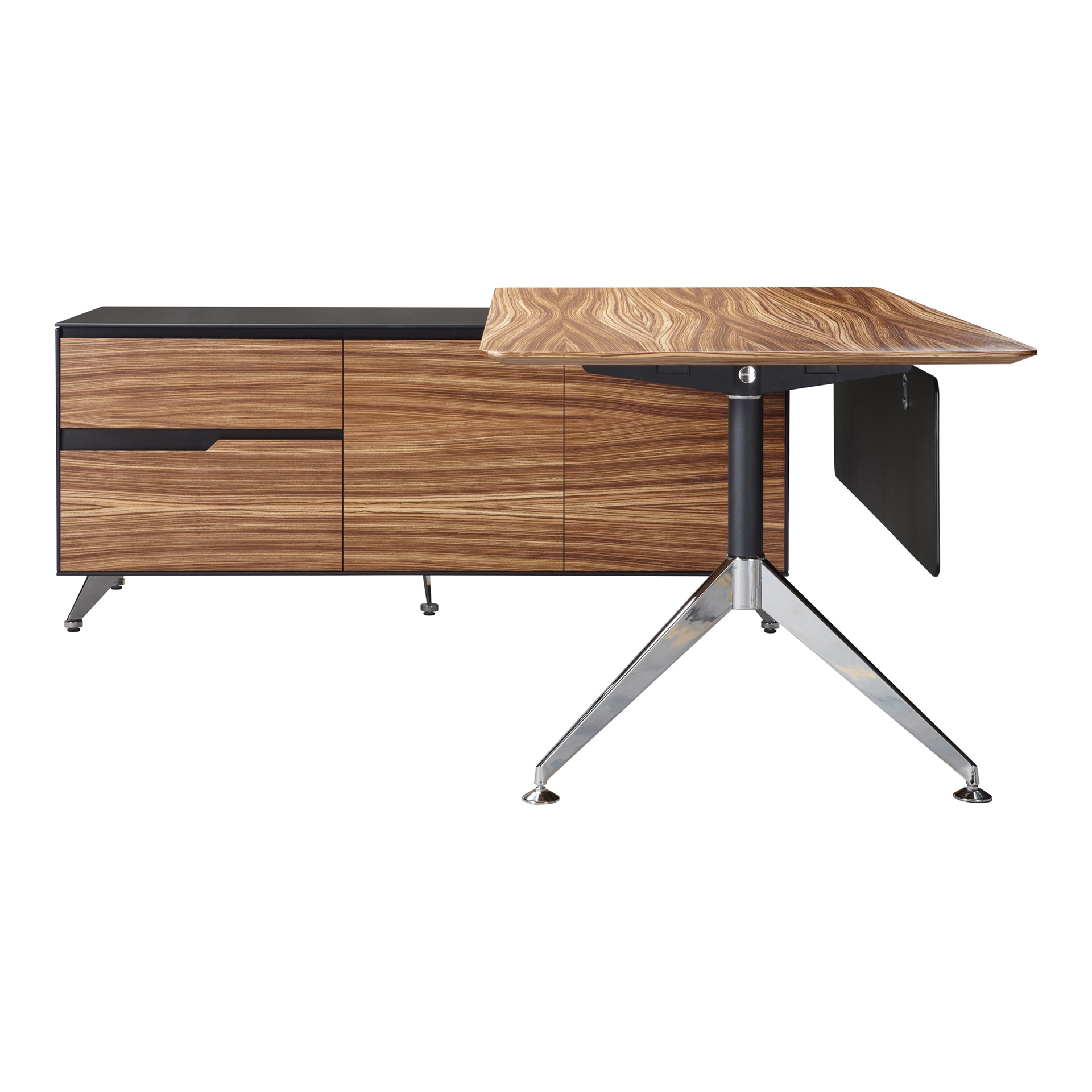 400 Series Executive Desk with Return Cabinet