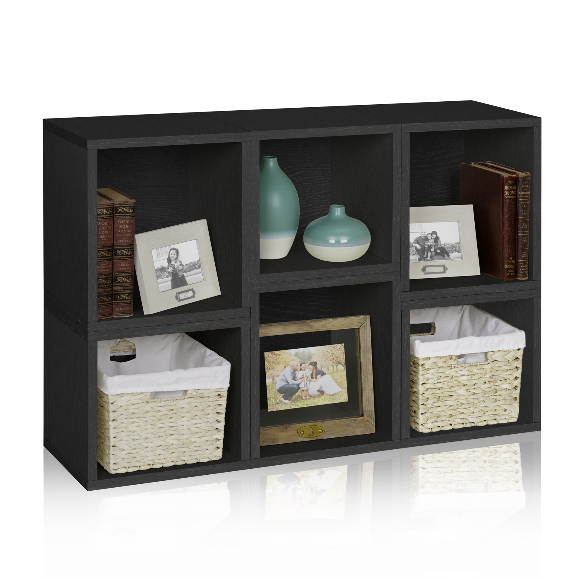Way Basics Eco Friendly Stackable Arlington Modular Bookcase and ...