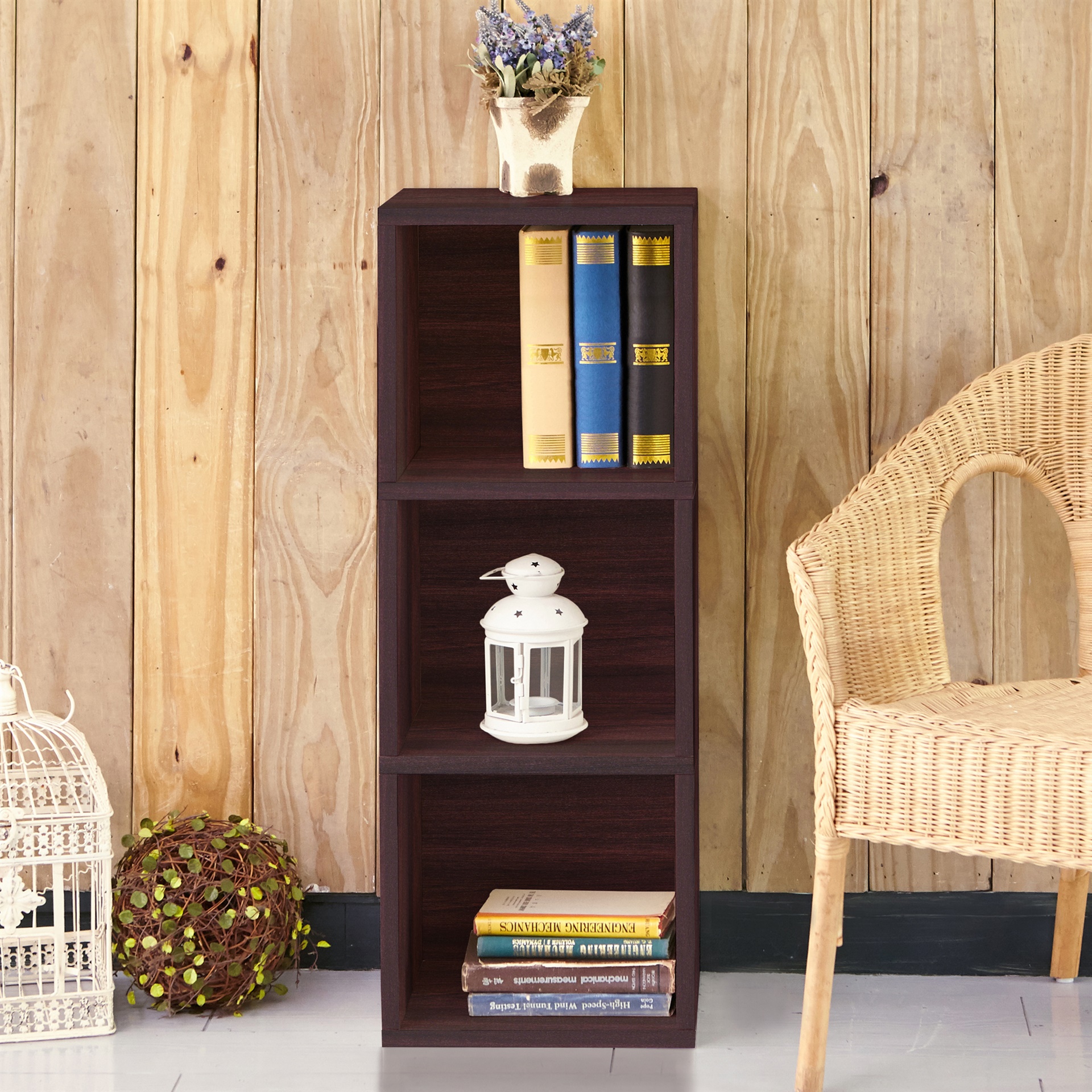 Way Basics Eco Friendly Wynwood 3-Cube Organizer