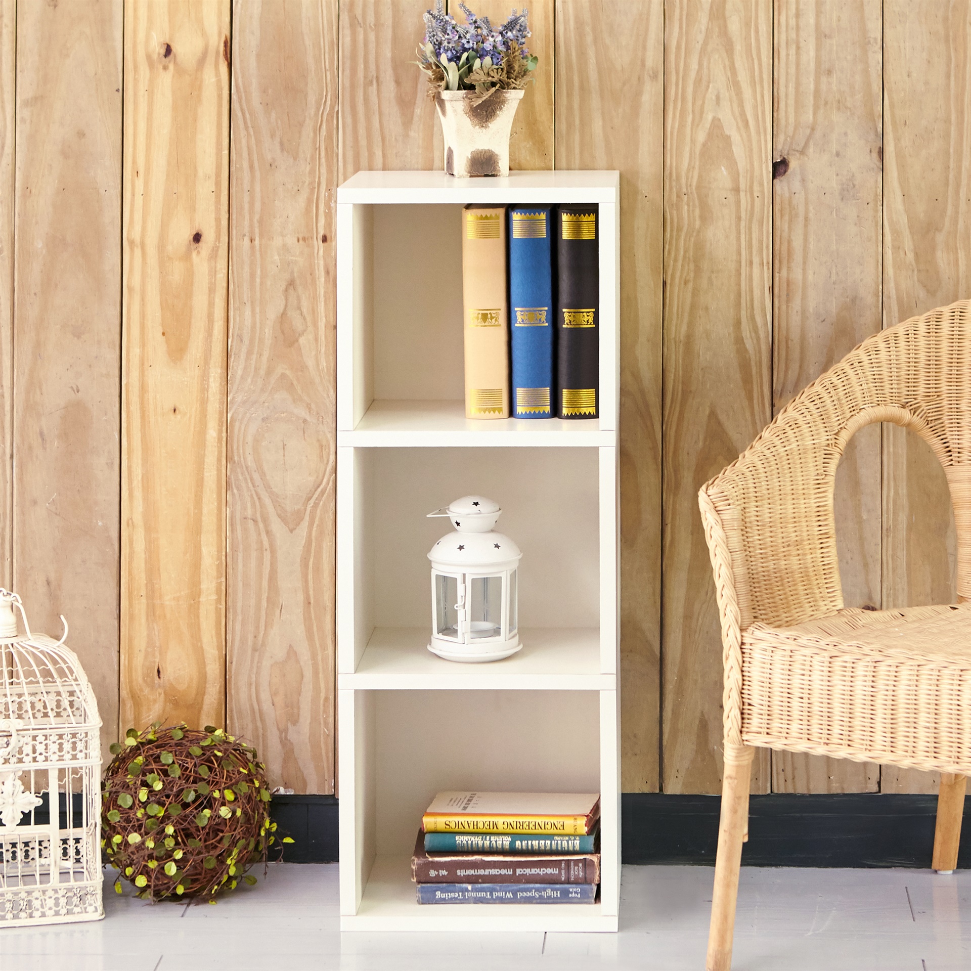 Way Basics Eco Friendly Wynwood 3-Cube Organizer