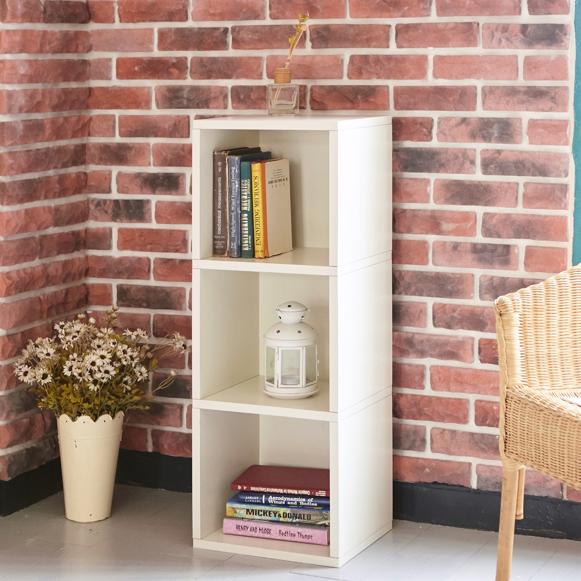 Way Basics Eco Friendly Wynwood 3-Cube Organizer